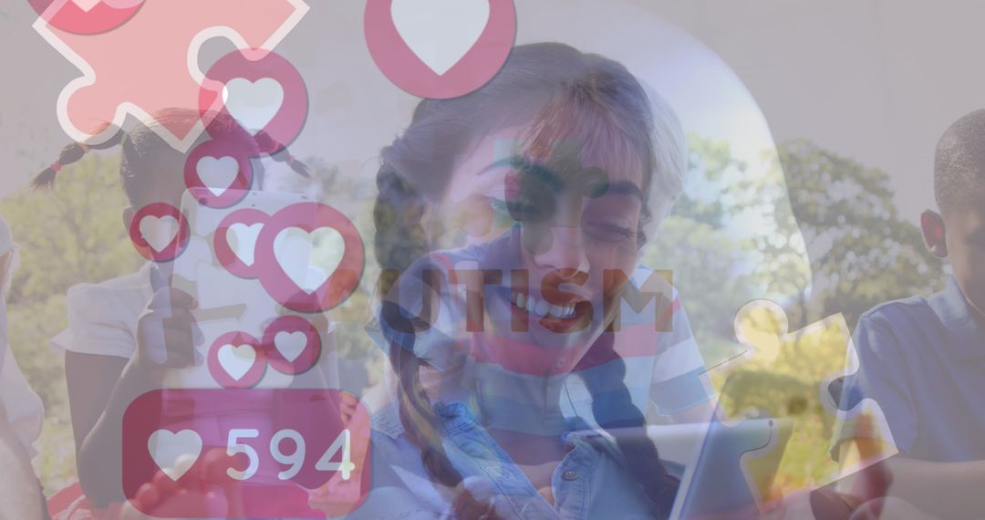 Autism Awareness With Children Engaged In Activity - Free Stock Photo ...