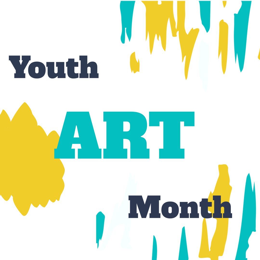 Vibrant Youth Art Month Celebratory Design