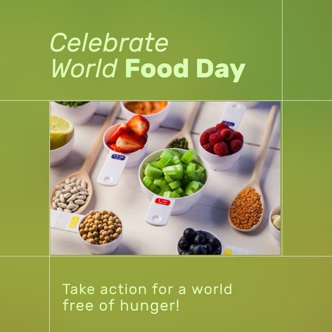 Celebrate World Food Day with Diverse Foods and Spices - Free Stock ...