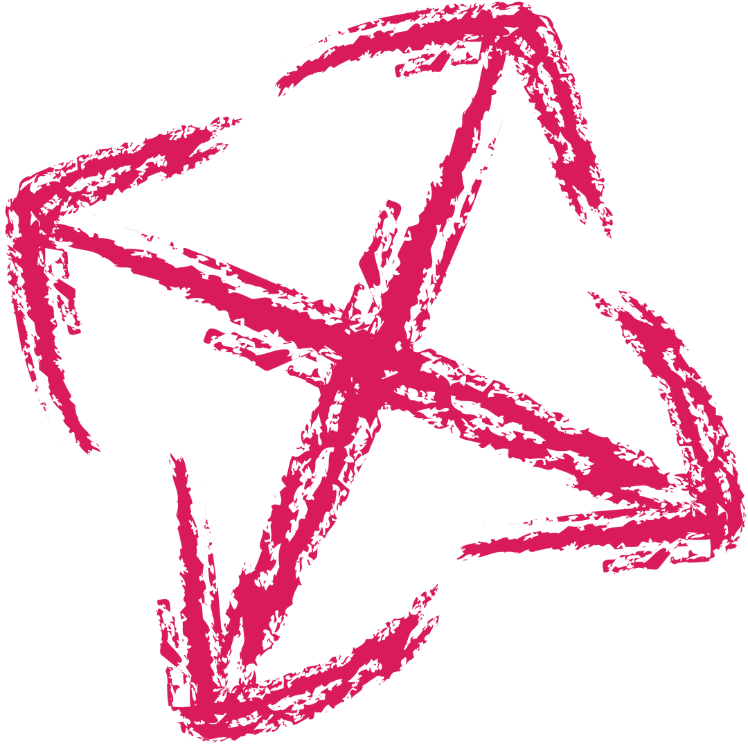 Red arrows indicating four directions on transparent background - Free ...