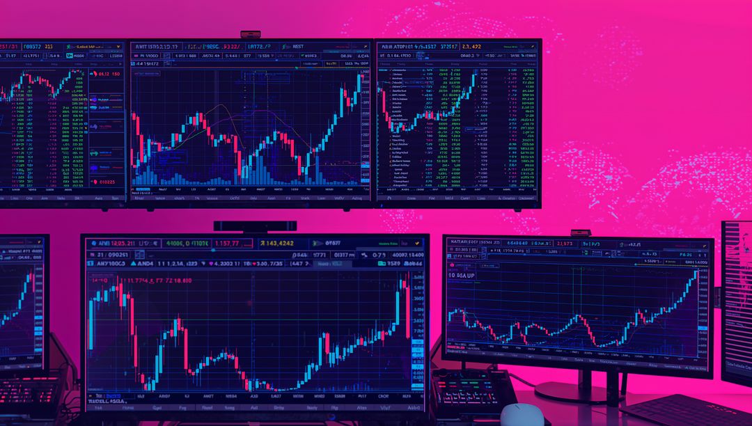 Advanced Trading Setup with Multiple Monitors and Stock Graphs - Free ...