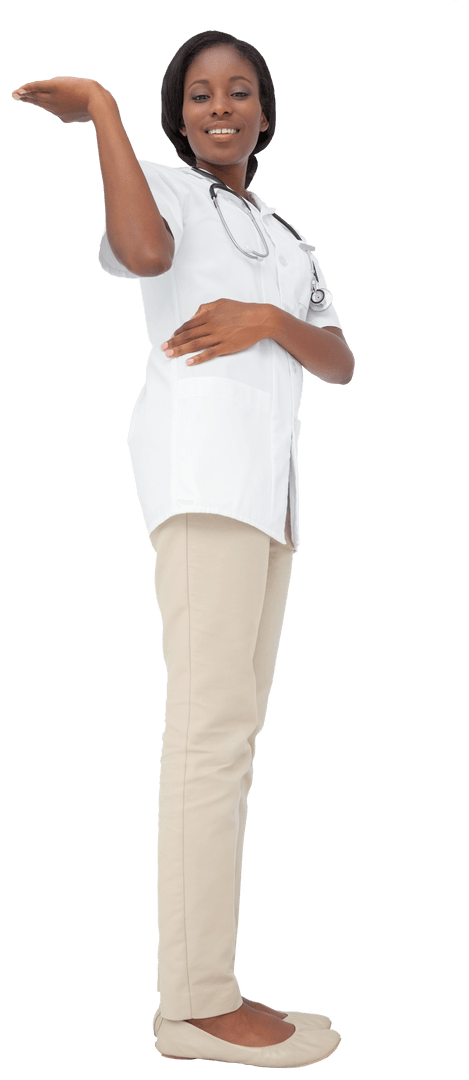 Confident Female Doctor On Transparent Background - Free Stock Png ...