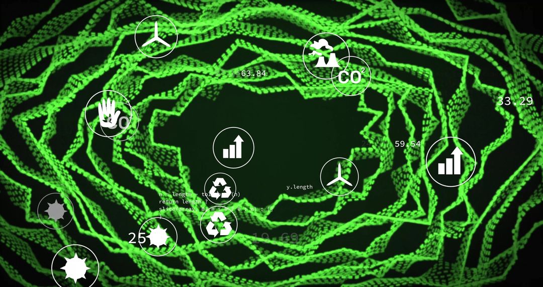 Digital eco icons with network connection visuals - Free Stock Photo ...