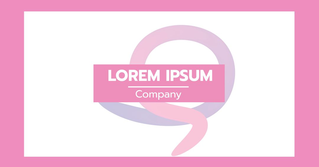 Pink Ribbon Logo Template for Health and Awareness Branding - Free ...