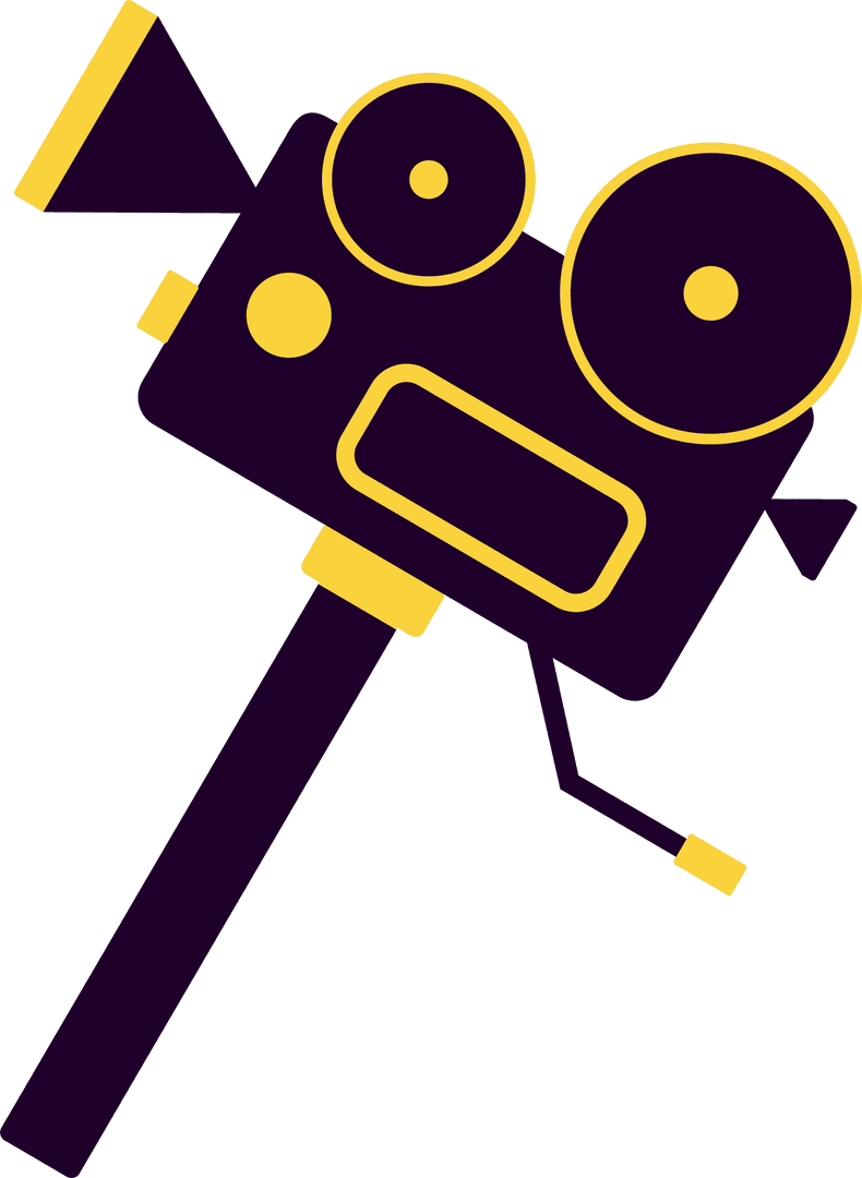 Retro Film Camera Icon Transparent Design for Media Projects - Free Stock Png | Pikwizard