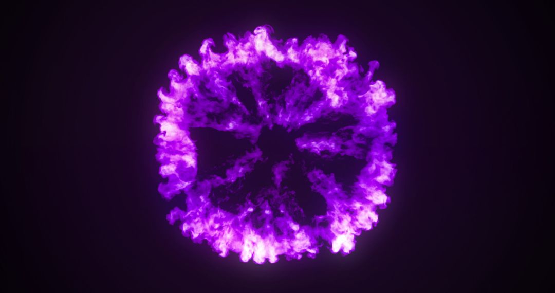 Glowing Purple Fire Explosion on Black Background - Free Stock Photo ...