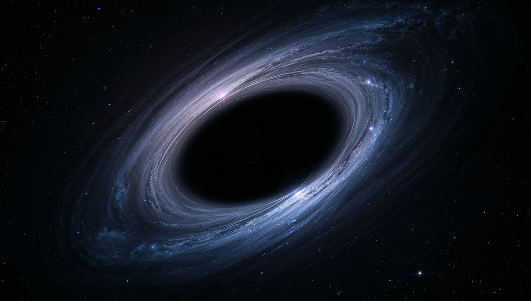 Accretion Disk Spiraling Around Mysterious Black Hole in Cosmic Expanse ...