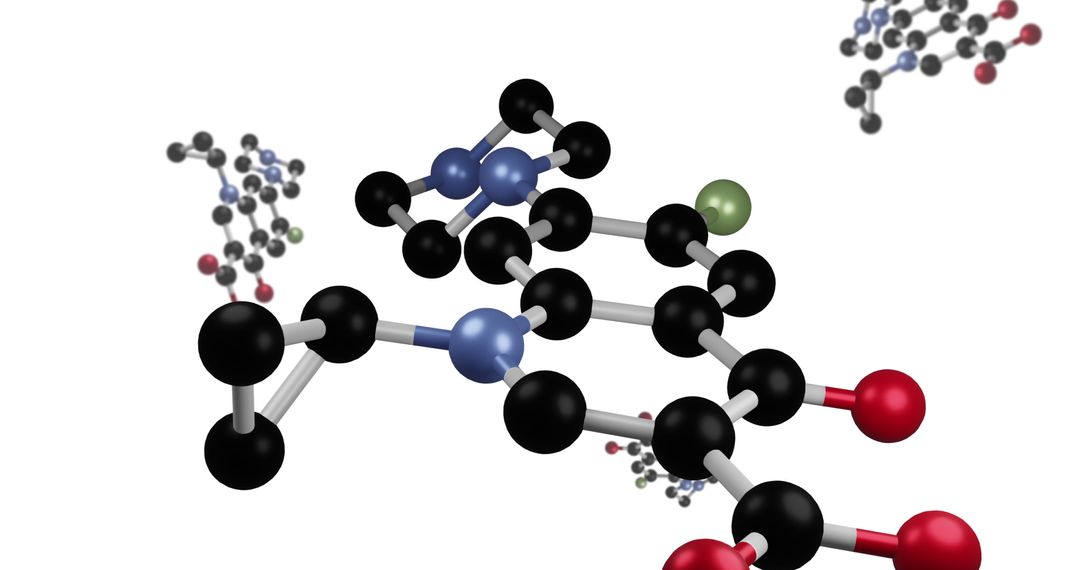 3D Molecular Structure in Scientific Simulation - Free Stock Photo ...