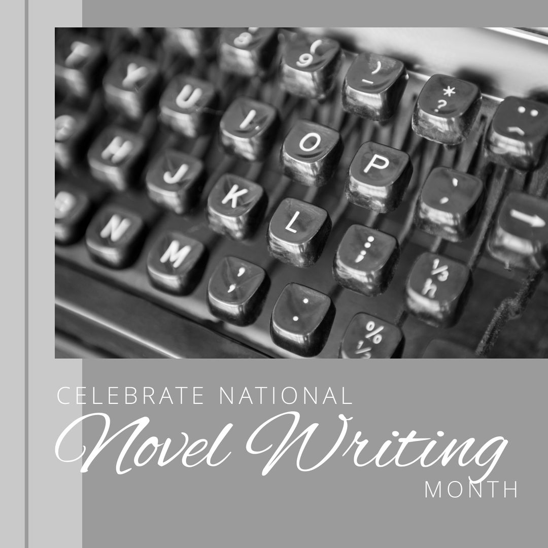 Celebrate National Novel Writing Month with Vintage Typewriter Keys