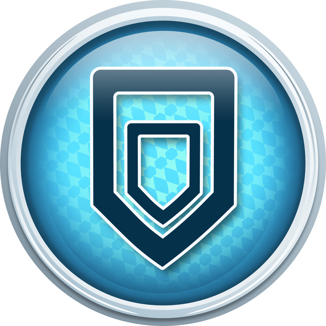 Collection of Blue Transparent Metallic Badges - Download Free PNG from ...