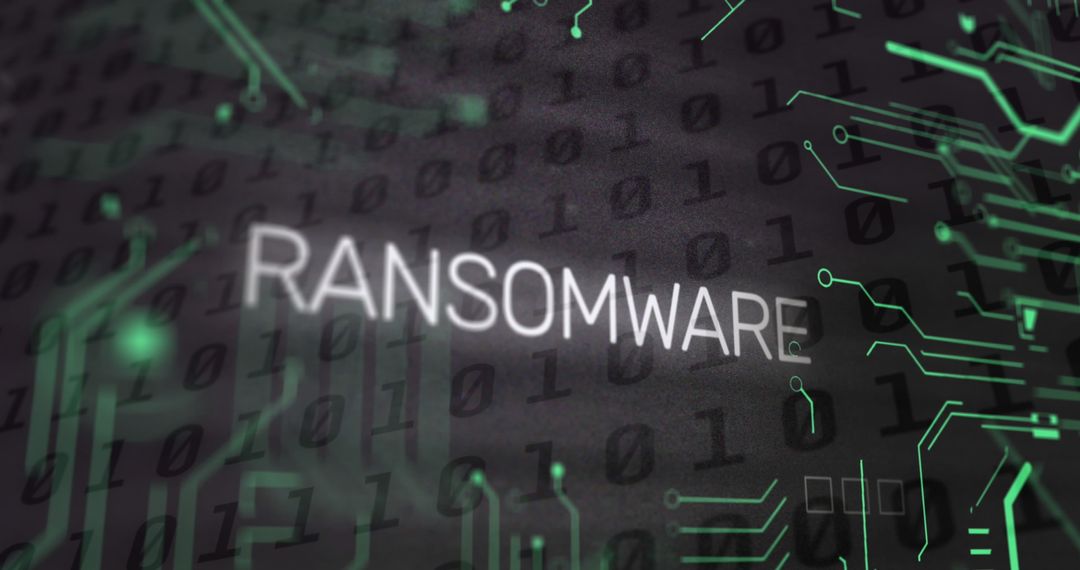 Ransomware Attack Digital Concept with Binary Codes - Free Stock Photo | Pikwizard