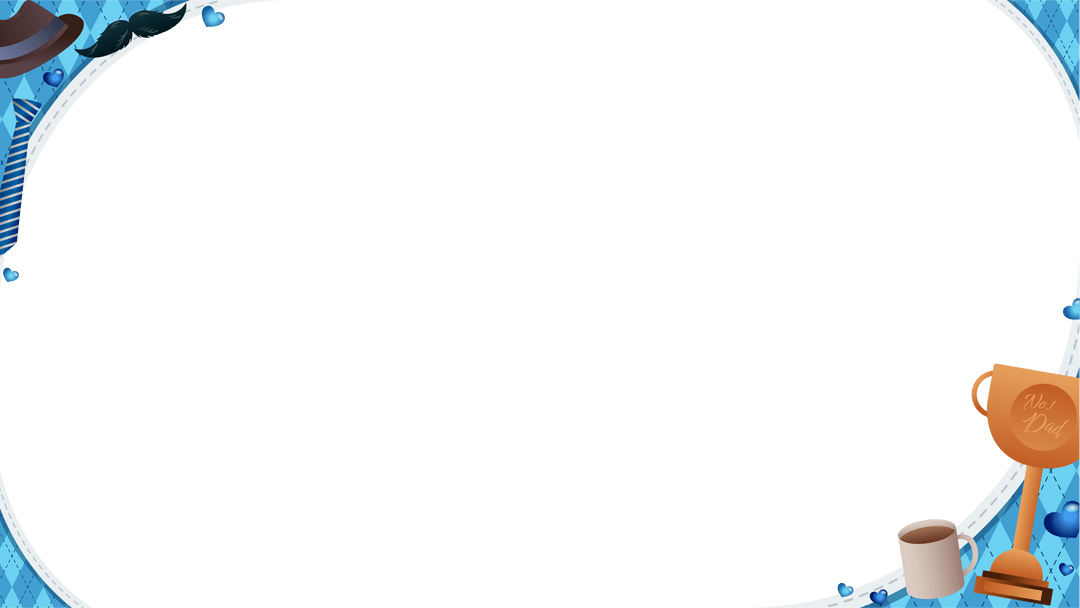 Transparent Father's Day Themed Frame for Celebrations - Free Stock Png ...