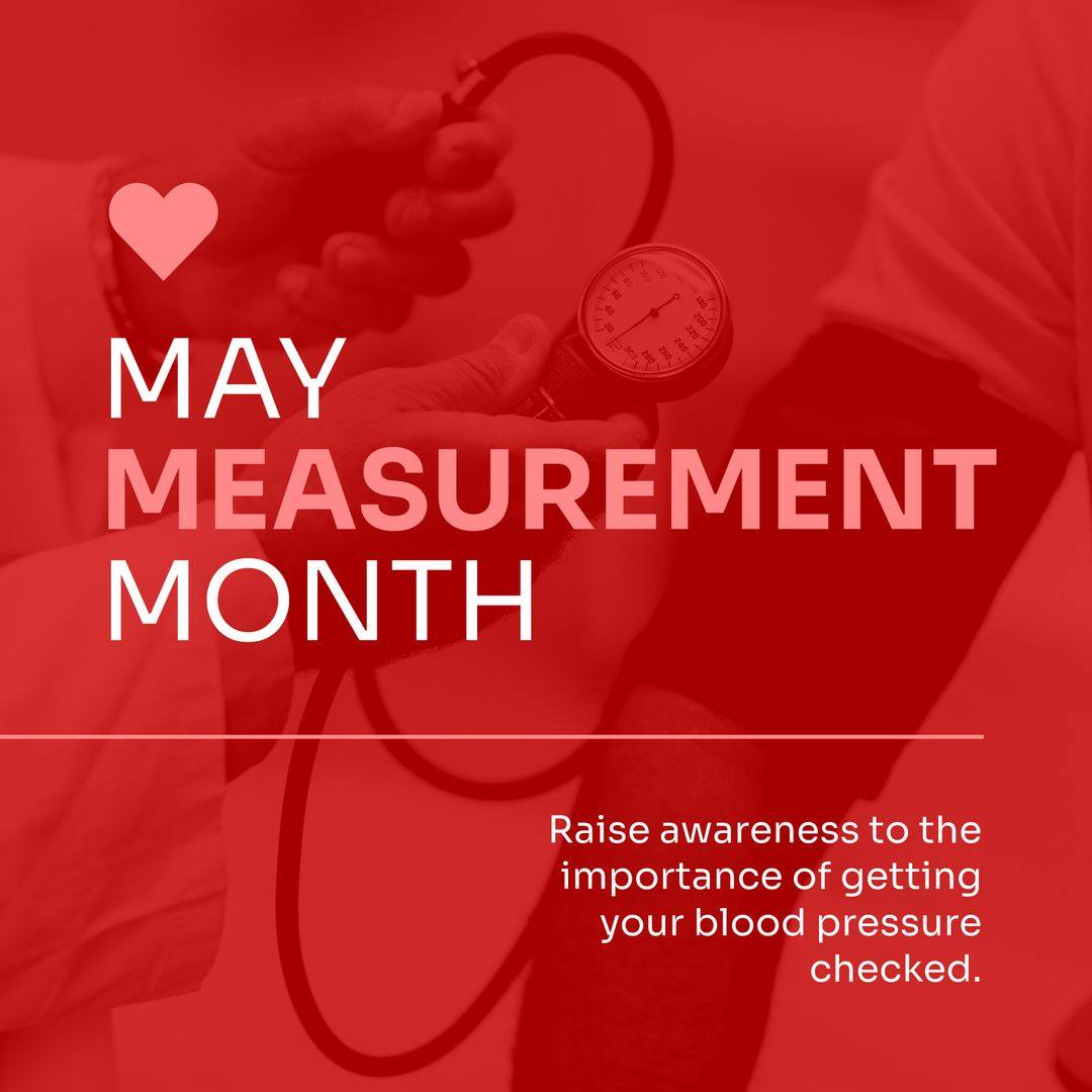 May Measurement Month Blood Pressure Awareness Campaign from Pikwizard