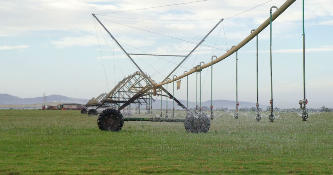 Agricultural Irrigation System Watering Crops for Sustainable Farming ...