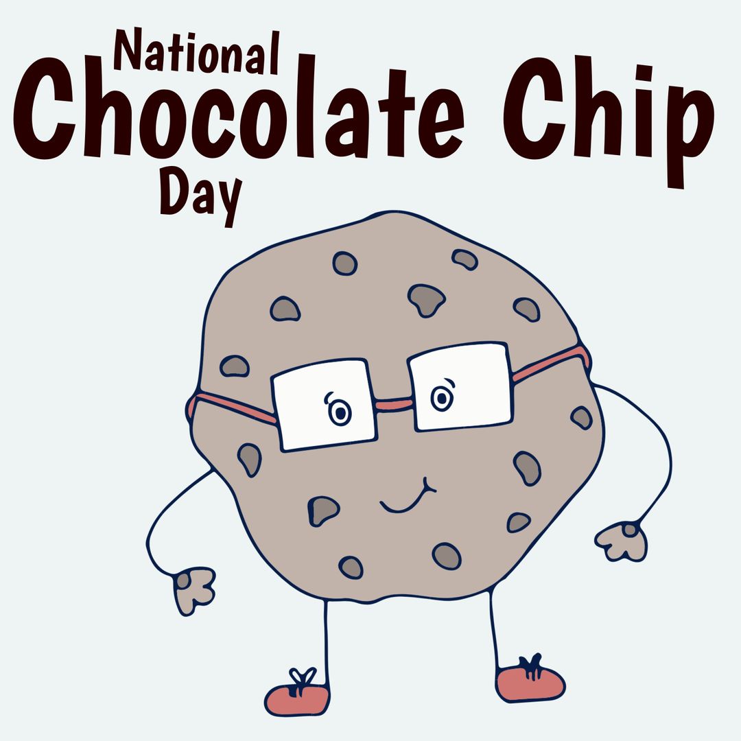 Cheerful Cookie Character Enlivens National Chocolate Chip Day