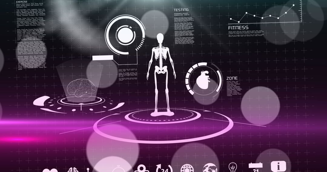Cutting-edge digital human anatomy interface - Free Stock Photo | Pikwizard
