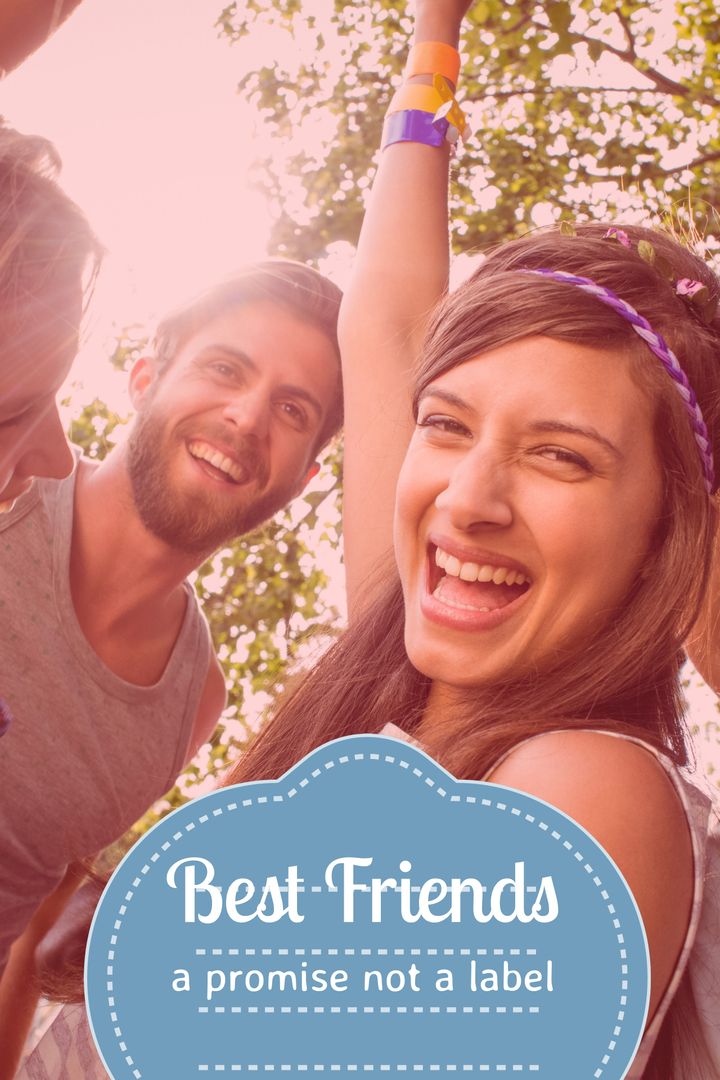 Joyful best friends celebrating special moments outdoors - Free Stock ...