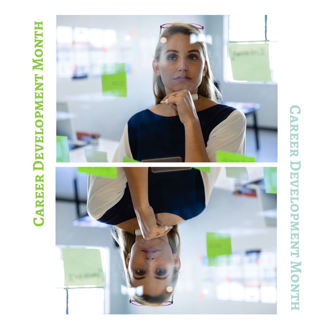 Reflective thoughtful woman planning career development strategy - Free ...