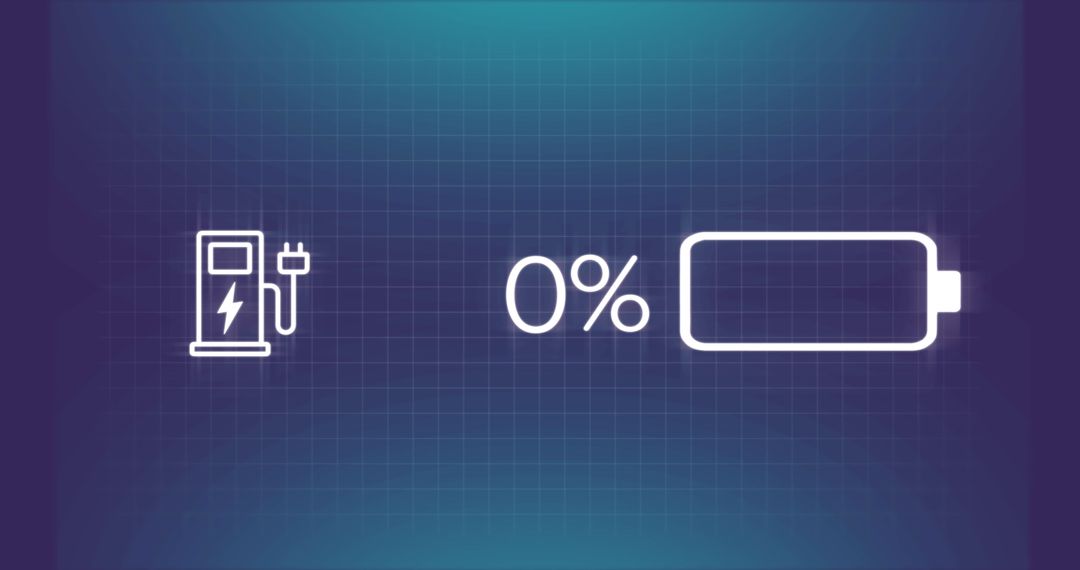 Electric Vehicle Low Battery Warning Sign - Free Stock Photo | Pikwizard