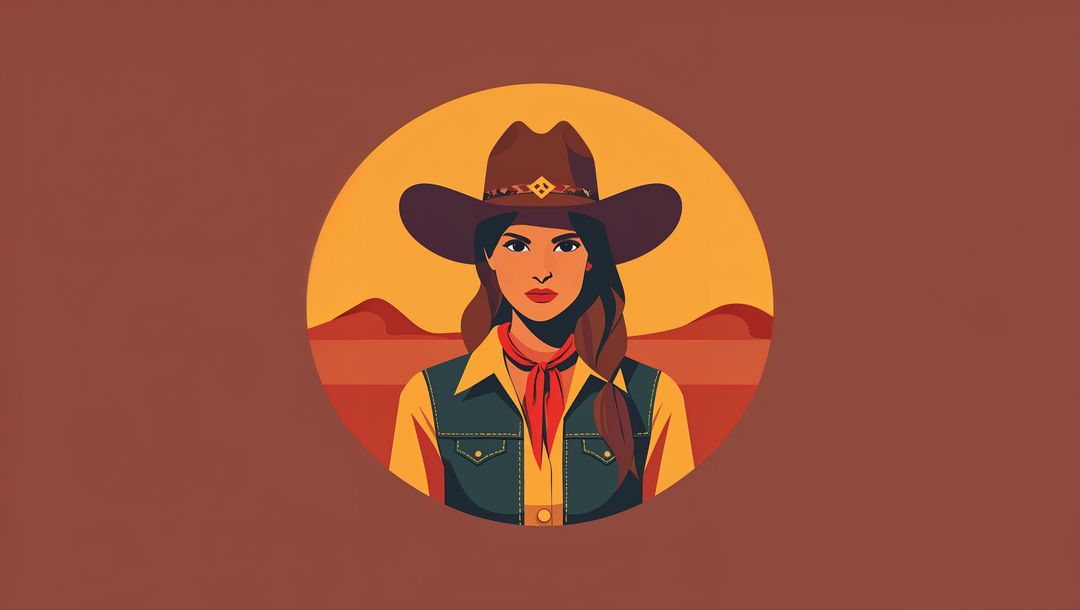 Hispanic Rancher Amidst Desert Sunset in Iconic Western Style - Free ...