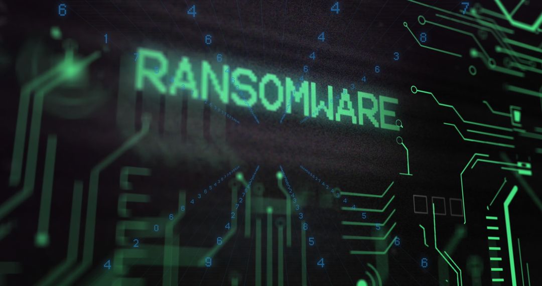 Ransomware Warning Amid Cybersecurity Threat Landscape - Free Stock ...