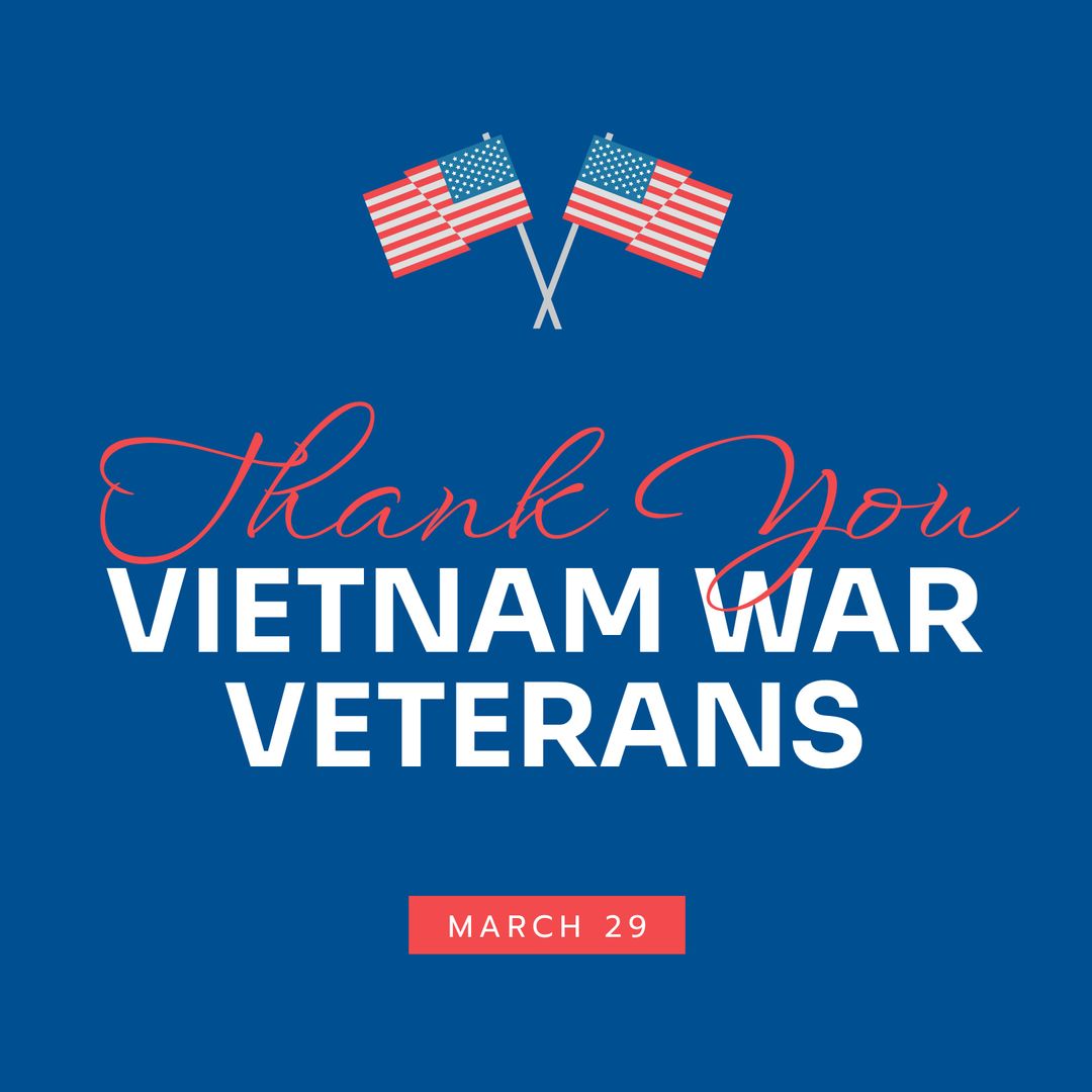 National Vietnam War Veterans Day Tribute Design