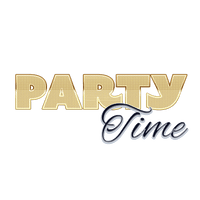 Transparent Party Time Text Isolated Vector for Celebrations - Download ...