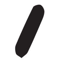 Minimal Black Shape with Ample Copy Space Transparent Background ...