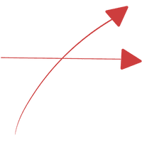 Red Arrows on Transparent Background Indicating Transformation ...