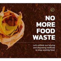 No More Food Waste Awareness Campaign - Download Free Template from ...