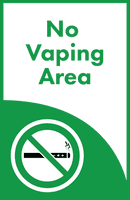 No Vaping Area Digital Vector Illustration on Transparent Background ...
