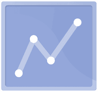 White Line Graph with Dots on Transparent Background - Download Free ...