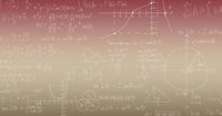 Mathematical Equations with Diagrams on Pink Gradient Background ...