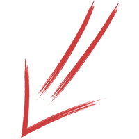 Red Brush Stroke Arrow on Transparent Background Vector - Download Free ...