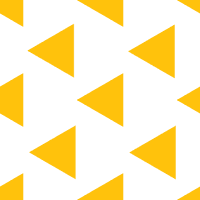 Seamless Yellow Triangles on Transparent Background for Design and Mock ...