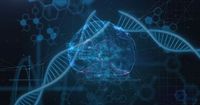 Digital Brain and DNA Strands with Technology Interface - Download Free ...