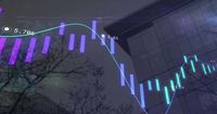 Digital Stock Market Analysis with Futuristic Graph Overlay - Download ...