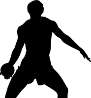 Silhouette of Discus Thrower on Transparent Background - Download Free ...