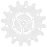 White Paper Cog Wheel Transparent Illustration Vector - Download Free ...