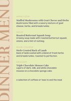 Elegant Fine Dining Menu with Sophisticated Design - Download Free ...