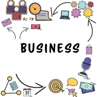 Transparent Digital Business Icon Cycle Illustrating Workflow ...