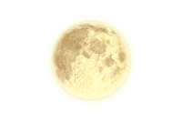 Glowing Beige Moon Illustration on Transparent Background Vector ...