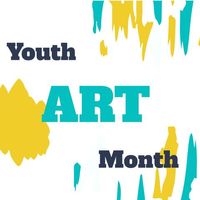 Colorful Poster Celebrating Youth Art Month from Pikwizard