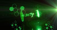 Abstract Green Chemical Map and Data Visualization with Hexagonal ...