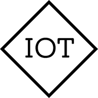 Transparent IoT Symbol on Network Communication Background - Download ...