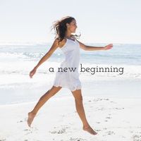 Woman in White Dress Walking on Beach Symbolizing New Beginnings from Pikwizard