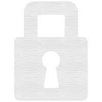 White Paper Padlock on Transparent Background for Security Concepts ...