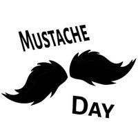 Mustache Day Graphic for Barbershop and Men's Grooming Events from ...
