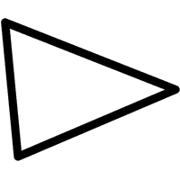 Minimalist Black Line Triangle on Transparent Background - Download ...