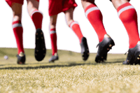 Transparent Legs of Footballers During Running - Download Free PNG from ...